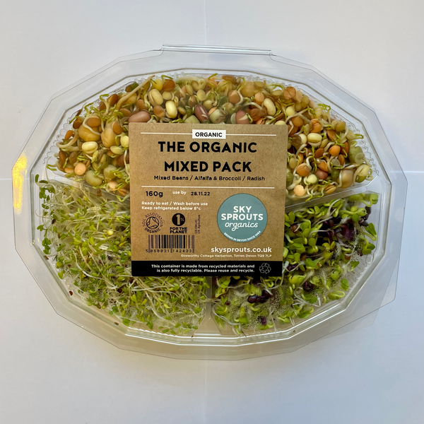 Organic Sprouts Mixed Pack 160g – KindlyofBrighton